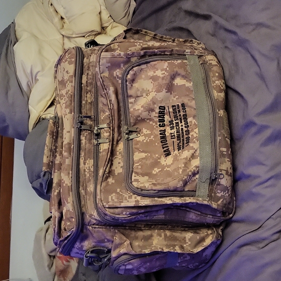 Ampress USA | Bags | National Guard Brown Digital Camo Laptop Bag ...